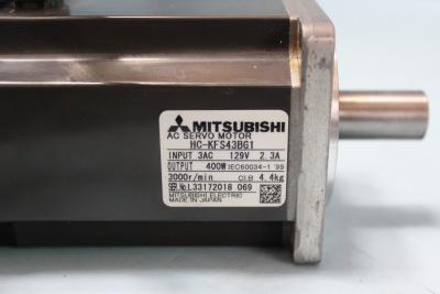 China Mitsubishi HC-KFS43BG1 AC Servo Motor 400W 200V 3000RPM NEW for sale
