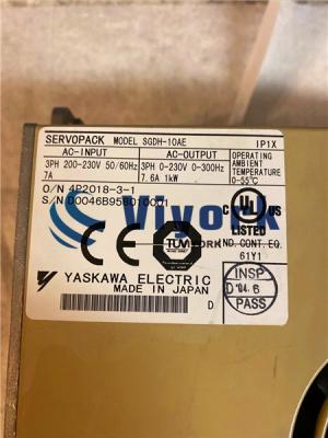 China Yaskawa SGDH-10AE Industrial Servo Drive 50 / 60HZ 200 - 230VAC INPUT 7AMP for sale