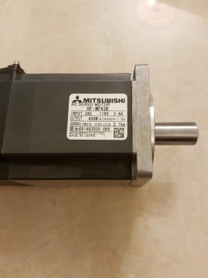China Mitsubishi HF-MP43B AC Servo Motor 3 PHASE 400W 119V 3000RPM NEW for sale
