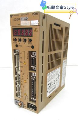 China Yaskawa SGDM-01AD AC SERVO AMPLIFIER 200-230V 2A 0.1KW 50/60HZ NEW for sale