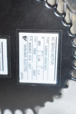 China Yaskawa SGMGH-05ACA6 AC SERVO MOTOR 200V 3.8A 450W 1500RPM NEW for sale