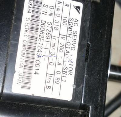 China Yaskawa SGMPH-01ACA-SW11 AC SERVO MOTOR 200V 0.89A 100W 3000RPM NEW for sale
