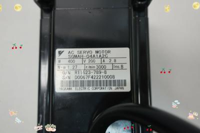 China Yaskawa SGMAH-04A1A2C AC SERVO MOTOR 400W 200V 2.8A 3000RPM NEW for sale