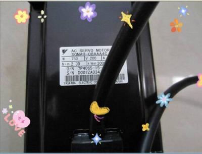 China Yaskawa SGMAH-08AAA4C AC SERVO MOTOR 750W 200V 3000RPM 4.4A NEW for sale