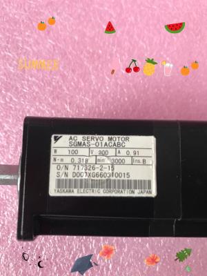 China Yaskawa SGMAS-01ACABC AC SERVO MOTOR 100W 200V 3000RPM 0.91A NEW for sale