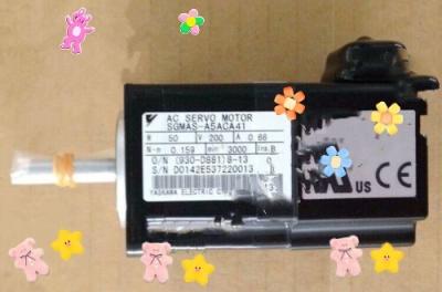 China Yaskawa SGMAS-A5ACA4C AC SERVO MOTOR 50W 200V 3000RPM 0.66A NEW for sale
