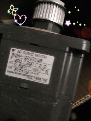 China Yaskawa SGMP-02V312B AC SERVO MOTOR 2A 200W 3000RPM 200V NEW for sale