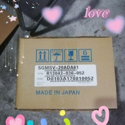China Yaskawa SGMSV-20ADA61 AC SERVO MOTOR 2KW 3000RPM 200V 13.8A NEW for sale