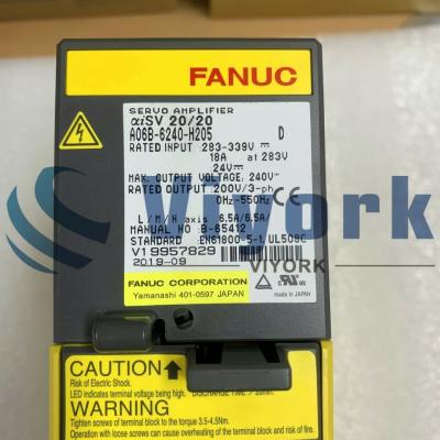 China Fanuc A06B-6117-H303 SERVO AMPLIFIER MODULE AISV-20/20/20 ALPHAI NEW for sale