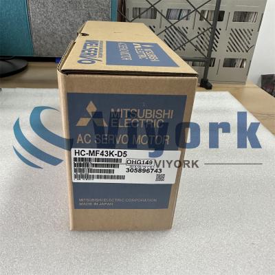 China Mitsubishi HC-MF43K-D5 AC SERVO MOTOR 400W 3000RPM 2.8A 122V NEW for sale