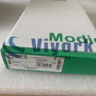 China Schneider 140CPU43412A QUANTUM UNIT CPU CONCEPT PROCESSOR 80486 1MODBUS PLUS NEW for sale