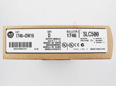 China Allen Bradley SLC 500 1746-OW16 PLC Outputs Module 10 mA 5-125 V dc, 5-265 V ac for sale