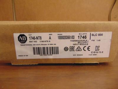 China Allen Bradley 1746-NT8 Ser A Thermocouple MV Input Module SLC 500 1746NT8 (A) for sale