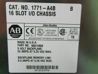 China Allen Bradley 1771-A4B 16 Slot I / O Chassis 1771A4B P / N 96814806 Ser B for sale