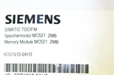 China Siemens Simatic MC521 2MB 6DD1610-0AH3 Programmable Circuit Board for sale