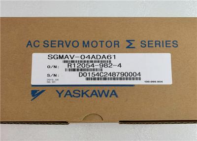 China SGMAV-04ADA61 400W 200V 1.27NM Industrial Servo Motor for sale