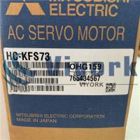 China Mitsubishi HC-KFS73 AC SERVO MOTOR 5.6AMP 103VAC 3000RPM 750W 3AC for sale