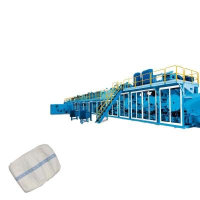 China Best Product Cheap Price No Minimum Sleep Pants Fully Servo Automatic Adult Diaper Making Machine for sale