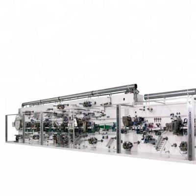 China Factory Supply sanitary pad making machine napkin machine price with Longitudinal Folding System for sale