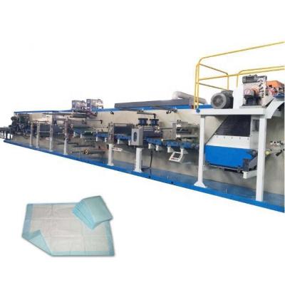 China Manufacturer Disposable Soft Touch And Comfortable Fitting OEM under pad making machine for sale