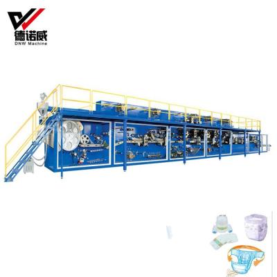 China High Speed Baby Diapers Machines Automatic Making for sale