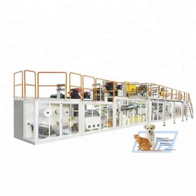 China Super Absorbent Disposable Under Pad Making Machine for sale