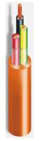China 0.6/1kV 2C+E XLPE insulated orange circle cable complied with AS/NZS standard for sale