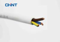 China White Sheath  PVC Insulated Wire , 3 Core PVC Flexible Cable RVV 0.5mm - 0.75mm for sale