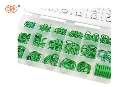 China Green AS568/ Metric HNBR Rubber 18 Dimensions O Ring Kit Box for Air-conditioning for sale