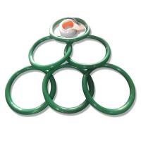 China VMQ FKM FPM Valve Rubber Seal Green Waterproof O Rings Seal For Multi-Purpose Airtight for sale
