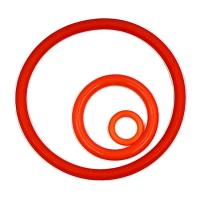 China FMK Seals' PTFE FEP Encapsulated Silicon O-Rings Perfect for Hardness Range 20-90 Shore A for sale