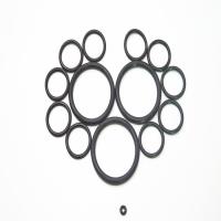 China Customized NBR Silicone FKM EPDM Rubber O Ring Seals in All Sizes and Hardness Range for sale
