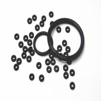 China 16mm Food-Grade Silicone Rubber O-Ring Seal in Black and Other Colors Customizable for sale