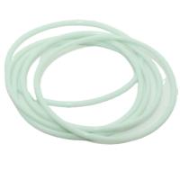 China REACH Certified Glow Colored Silicone Rubber O-Rings for Customized Color Seals for sale
