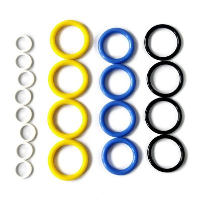 China Blue Seal Silicone Flat Gasket Double O-Ring Oil Resistant Seal AS568 PG Standard Size for sale