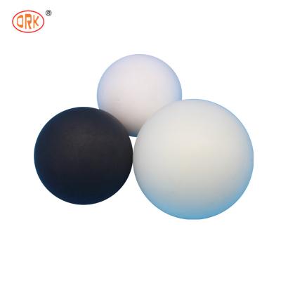 China FPM/FKM White Solid Fluorine Rubber Ball for Sealing in High Temperature and Corrosion Environments for sale