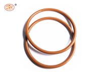China Orange High Temperature Resistance Silicone Standard O-Ring Seals for Medical Equipment for sale