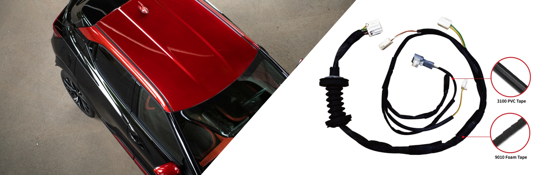 Headlining Harness Tape Solution Headlining Harness Tape Solution
