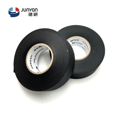 China 19mm PET Cloth Tape -40°C to 150°C Flame Retardant for Automotive Wire Harness Protection for sale