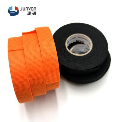 China Flame Retardant PET Cloth Tape 19mm x 25m, -40-125°C Temperature Range, UL 510 Certified for Automotive Wiring for sale