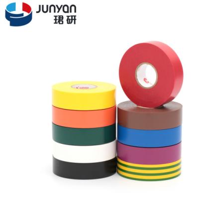 China Strong Adhesion Coloured PVC Electrical Tape 19mm 600V Flame Retardant with Chemical Resistance for Industrial Applications for sale