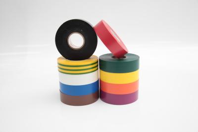 China 215 PVC Electrical Tape 25mm 38mm 600V IEC 60454 Standard Multiple Colors Lead Free for sale