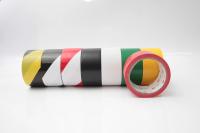 China PVC Hazard Warning Floor Marking Tape 36 Yards Length 150% Elongation with 20-28 N/cm Tensile Strength for sale