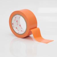China JUNYAN 416 PVC Protective Tape - 18 N/cm Tensile Strength, 0.13mm Thickness, Orange Surface Protection for sale