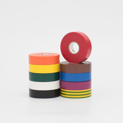 China Durable Easy-Wrap PVC Electrical Tape in 10 Colors for Industrial Electrical Insulation for sale