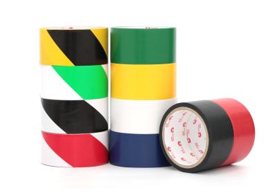 China PVC Floor Marking and Warning Tapes 0.13mm-0.25mm Thickness in Multiple Colors for Industrial Safety for sale