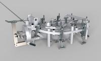 China 500L Fuel Plastic Tank Mold , Full Framework Heavy Clamps Rotomolding Molds for sale
