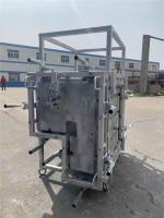 China Full Framework Aluminum Rotational Molds With Heavy Clamps For 450L Fuel Tank for sale