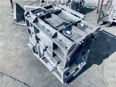 China Anti Rust Aluminum Rotational Molds Casting PU Post Foam Jig With 4 Inject Holes for sale