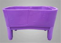 China Durable Pet Plastic Bathtub Mould Emboss Design With 4 Movable Legs for sale